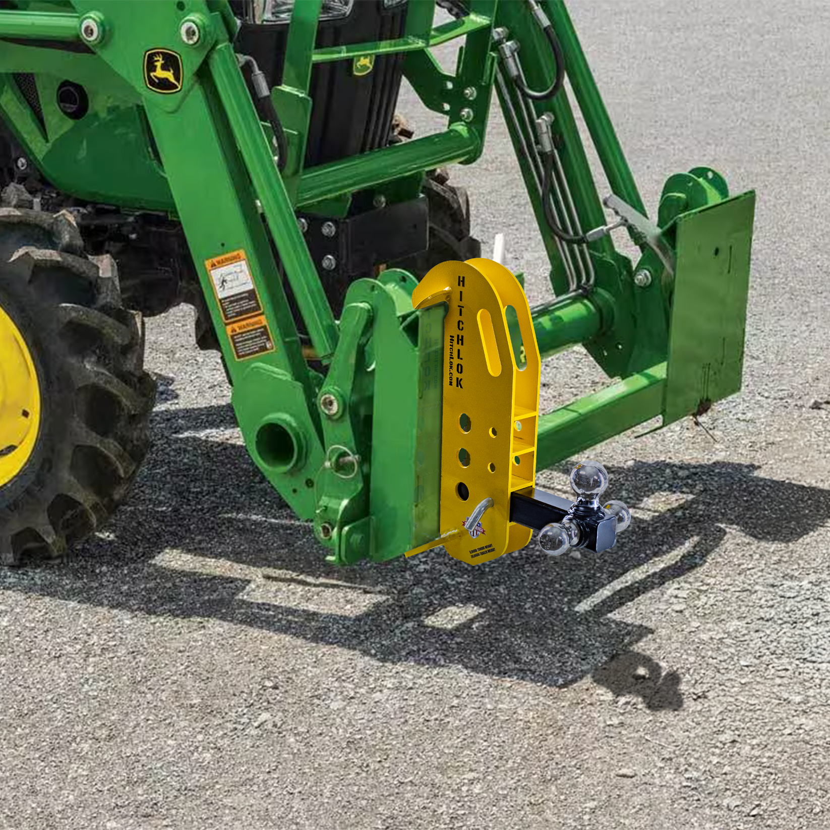 HitchLok™ Skid Hitch for Skid Loader, Tractor 5,000/20,000lb Capacity ...